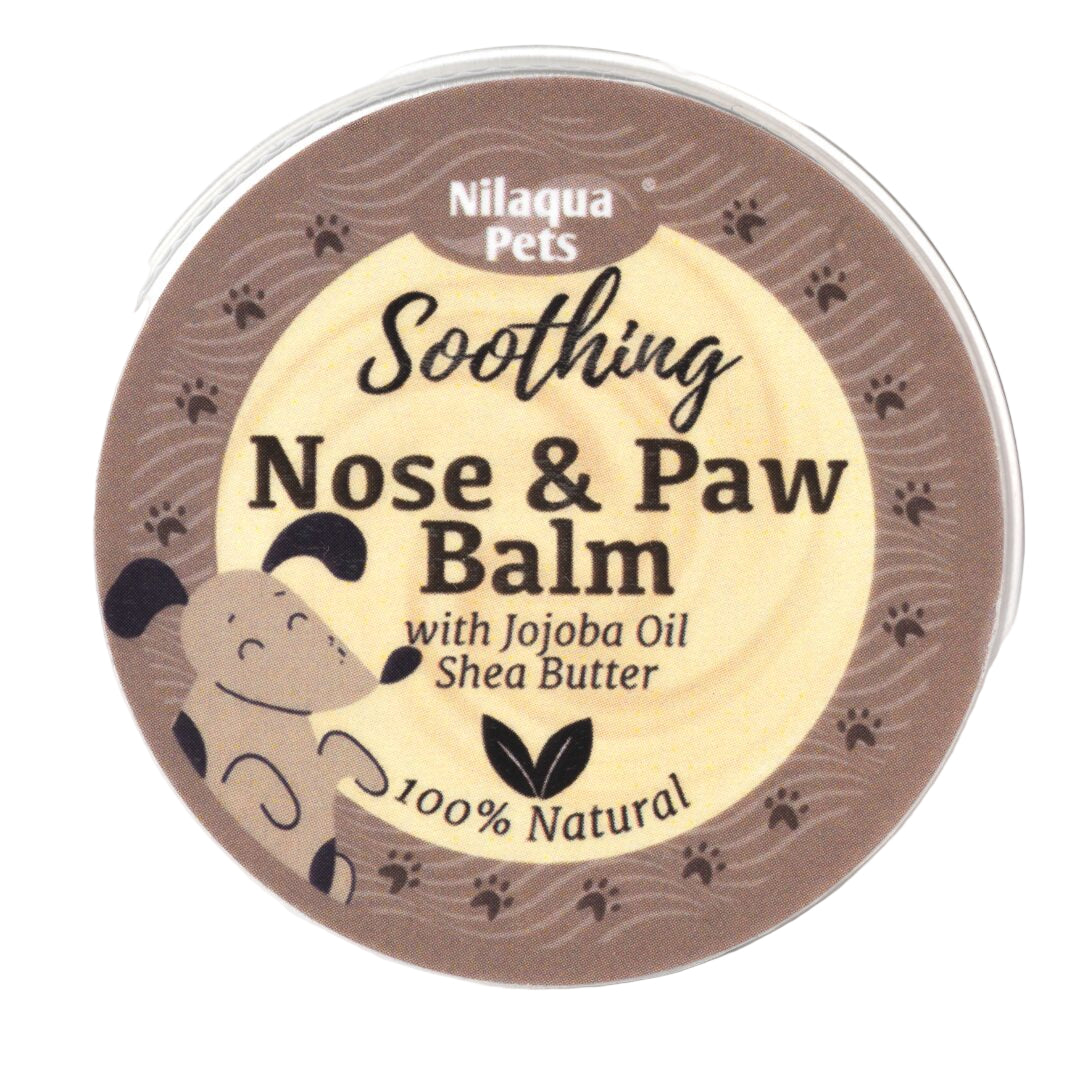 Nilaqua Pets Soothing Nose & Paw Balm with Jojoba Oil & Shea Butter ...